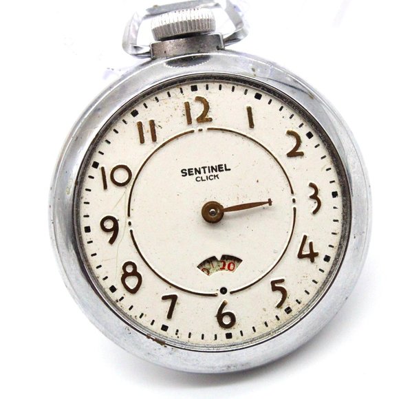 SENTINEL | Accessories | Vintage Sentinel Pocket Watch Unisex Silver ...